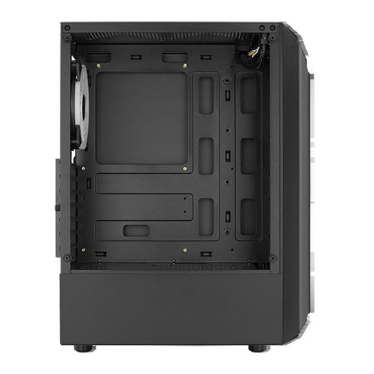 Aerocool Bionic Black Mid Tower Tempered Glass PC Gaming Case LN118730 ...