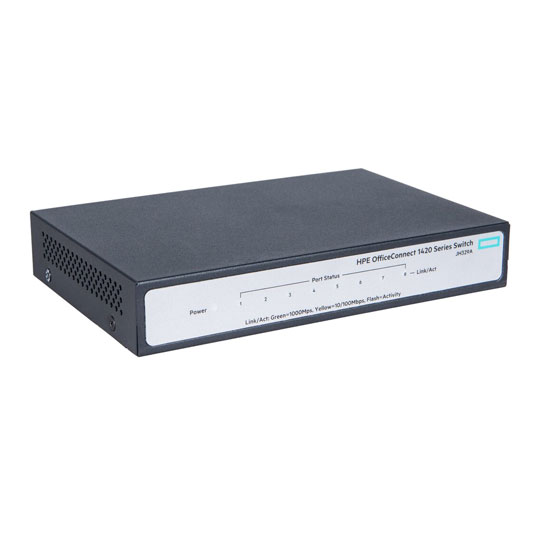 HPE JH329A OfficeConnect 1420 8-Port Gigabit Ethernet Switch LN119507 ...