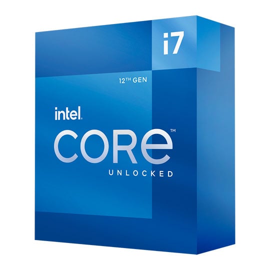 Intel 12 Core i7 12700K Alder Lake Unlocked CPU/Processor LN119559 - BX8071512700K | SCAN UK