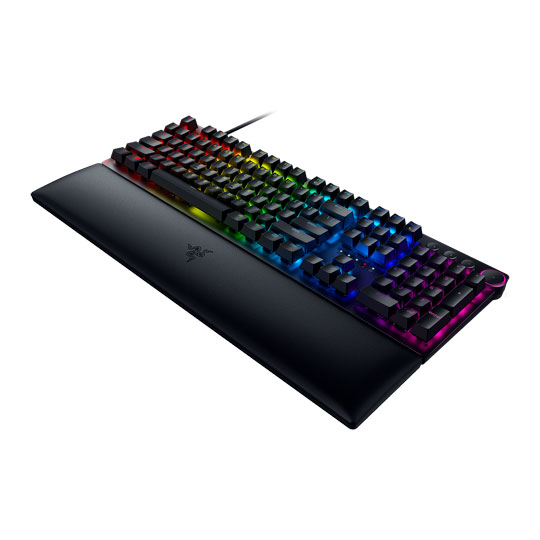 Razer Huntsman V2 RGB Optical Purple Mechanical Gaming Keyboard ...