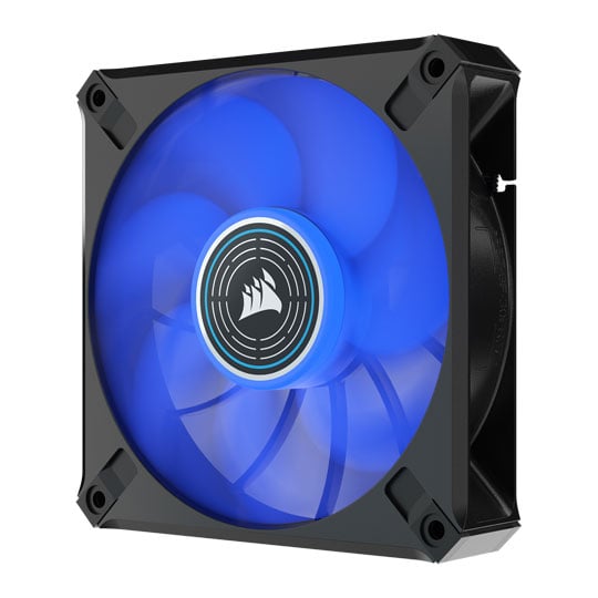 Corsair ML120 LED ELITE 120mm Blue LED Fan Single Pack Black LN120243 ...