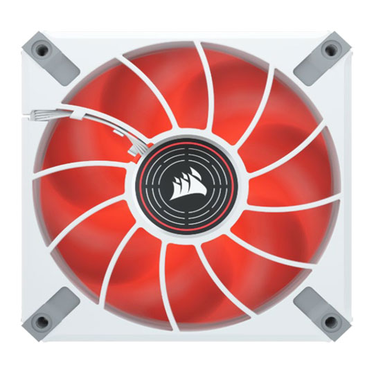 Corsair ML120 LED ELITE 120mm Red LED Fan Single Pack White LN120244 ...