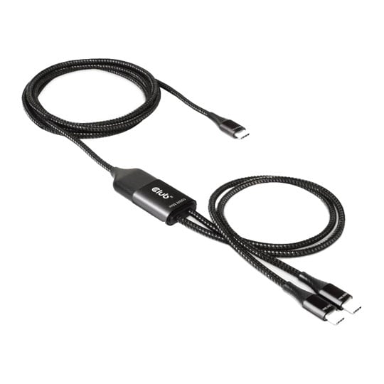 Club 3D USB Type-C Splitter Charging Cable LN120704 - CAC-1527 | SCAN UK Club 3D USB Type-C Splitter Charging Cable LN120704 - CAC-1527 | SCAN UK
