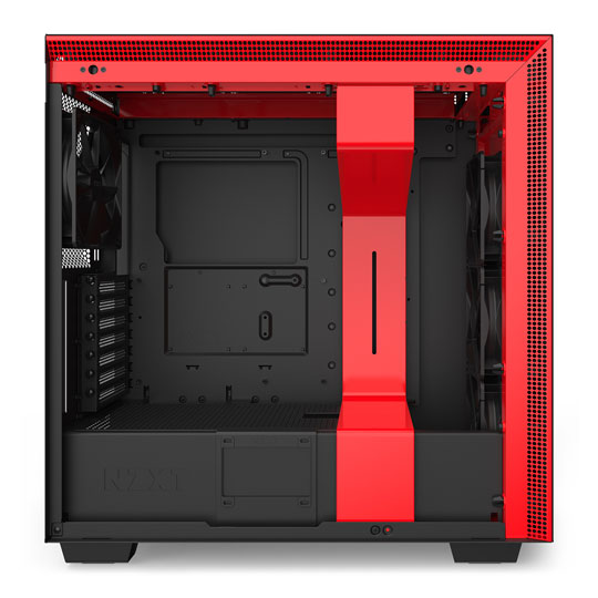 NZXT H710 Black/Red Mid Tower + NZXT Kraken X73 RGB AIO Bundle LN120999 ...