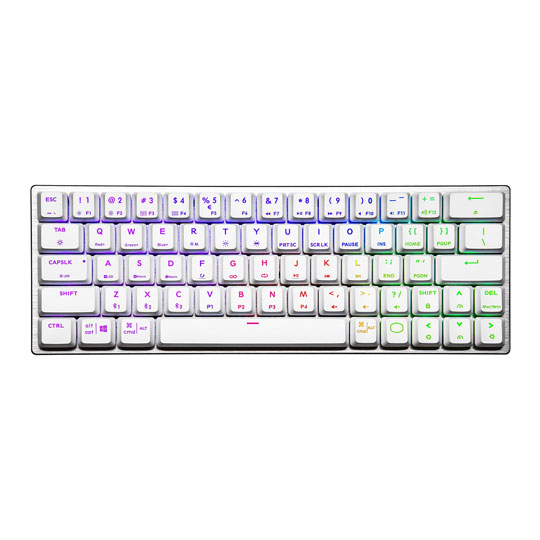 Cooler Master SK622 Silver White Hybrid Wireless/Wired Red Switch UK ...
