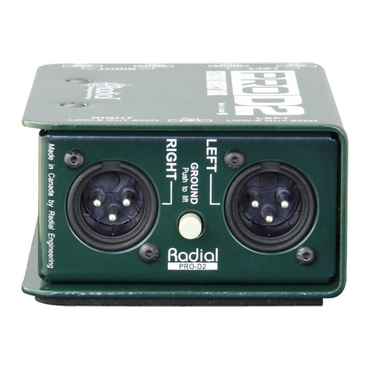 (Open Box) Radial - ProD2, Stereo Direct Box LN124885 - R800-1102-00 ...