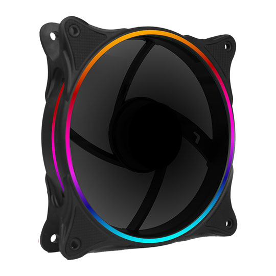GameMax Mirage Rainbow 120mm ARGB Case Fan LN124966 - MIRAGE | SCAN UK