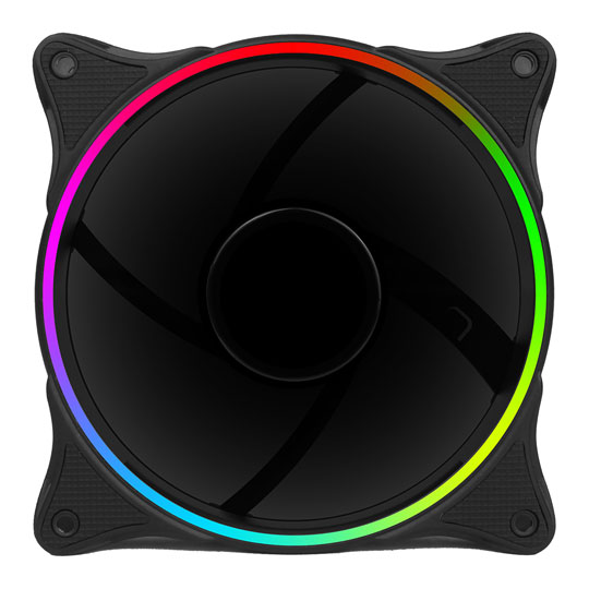 GameMax Mirage Rainbow 120mm ARGB Case Fan LN124966 - MIRAGE | SCAN UK