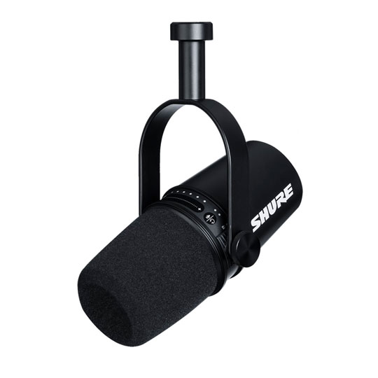 (Open Box) Shure MV7 Black USB End Address Mic LN125796 - MV7-K | SCAN UK