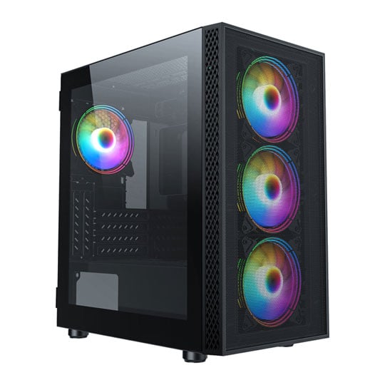 GameMax Icon Mesh Micro ATX Gaming Case LN126773 - GMX-ICON-M | SCAN UK