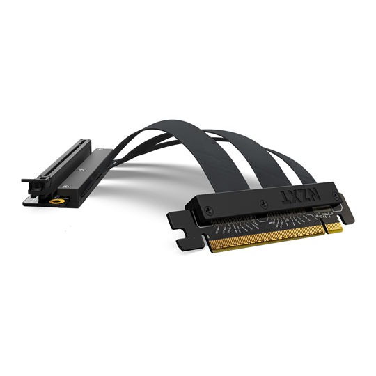 NZXT 200mm PCIe Gen 4.0 X16 Riser Cable LN127275 - AB-RC200-B1 | SCAN UK