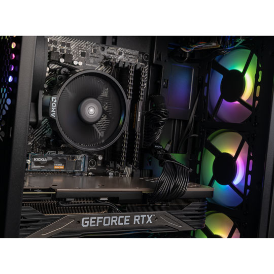 Gaming PC with NVIDIA Ampere GeForce RTX 3080 and Intel Core i5 12400F ...
