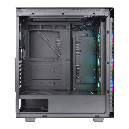 ThermalTake Divider 550 TG Ultra Black Mid Tower PC Case LN127891 - CA ...