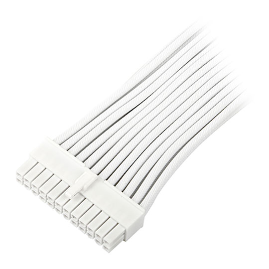 SilverStone PP07E 24 Pin ATX White PSU Extension Cable LN128410 - SST ...