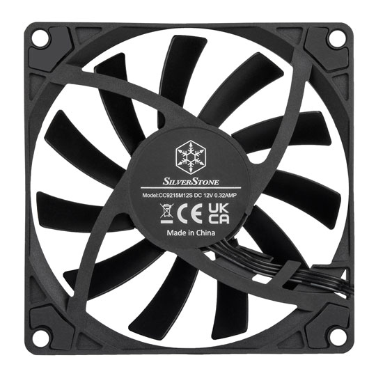 SilverStone Air Slimmer 90 92mm PWM Slim Fan LN128423 - SST-AS90B | SCAN UK