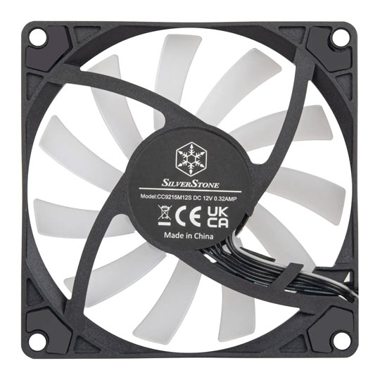 SilverStone Air Slimmer 90 ARGB 92mm PWM Slim Fan LN128424 - SST-AS90B ...