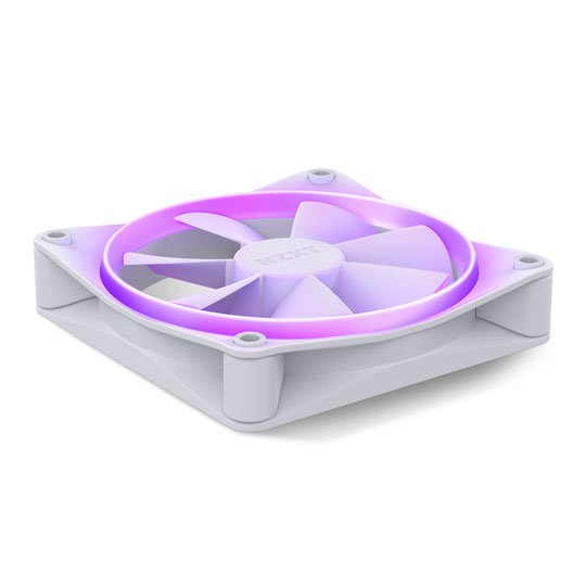 NZXT F120 RGB 120mm PWM Single High Airflow Fan White LN128526 - RF ...