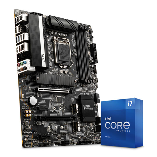 MSI Z590-A PRO + Intel Core i7 11700K Bundle LN128836 - MSI Z590-A PRO ...