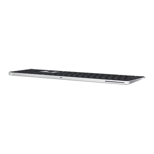 Apple Magic Keyboard with Touch ID and Numeric Keypad, Black Keys ...