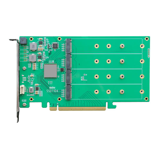 HighPoint Rocket 1104 M.2 NVMe HBA PCIe Gen3 Storage Solution Card ...