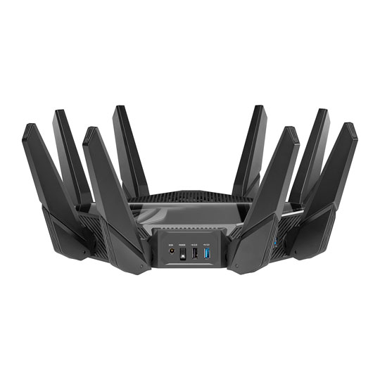 ASUS ROG Rapture Quad-Band GT-AXE16000 Gaming Router AiMesh Ready WiFi ...