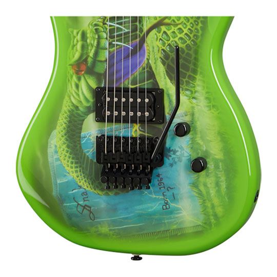Kramer - Snake Sabo Baretta Guitar - Snake Green LN129841 - KBVDSSNBF3 ...