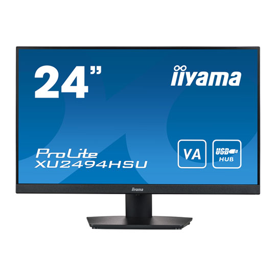 iiyama Prolite 24" Full HD 75Hz VA Monitor LN131131 - XU2494HSU-B2 | SCAN UK