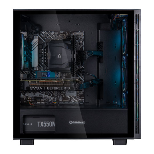 Full Gaming Setup Powered by NVIDIA GeForce and Intel with 2 Monitors ...