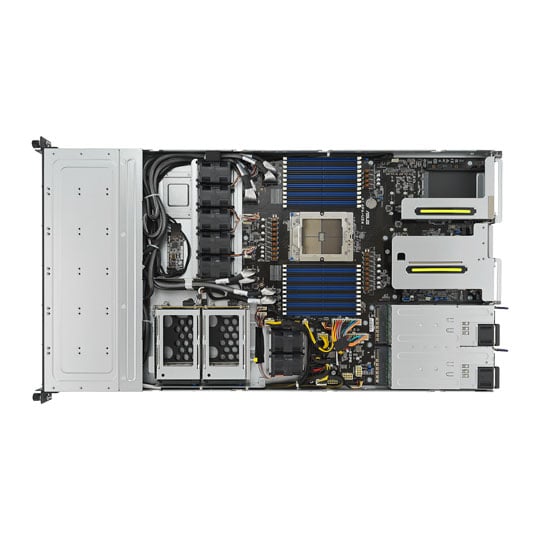 ASUS RS500A-E12 AMD EPYC 9004 Series SP5 1U 12 Bay GPU OCP Barebone ...