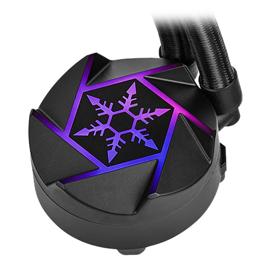 SilverStone 120mm VIDA 120 SLIM ARGB Intel/AMD CPU Liquid Cooler ...