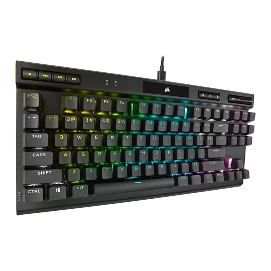 Corsair K70 RGB TKL CHAMPION SERIES Cherry MX Mechanical Refurbished ...