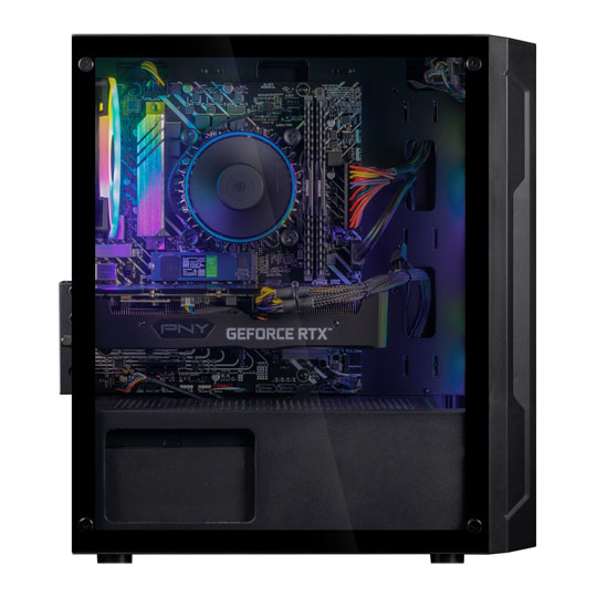 Gaming PC with NVIDIA GeForce RTX 3050 and Intel Core i3 12100F ...