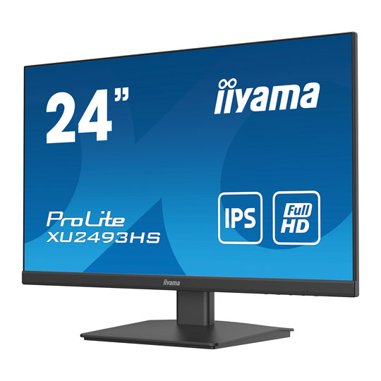 iiyama Prolite 24" Full HD 75Hz IPS Monitor LN133287 - XU2493HS-B5 | SCAN UK