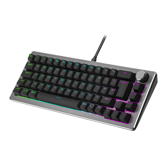 Cooler Master CK720 65% Hot-Swappable Mechanical Space Grey Gaming ...