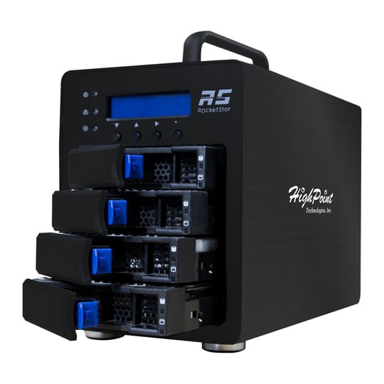 HighPoint RocketStor 6434S 4-bay SAS/SATA RAID Enclosure LN134458 ...