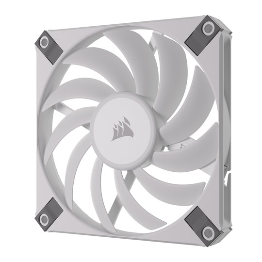 Corsair AF120 SLIM RGB White Single Small Form Factor 120mm PWM Fan ...