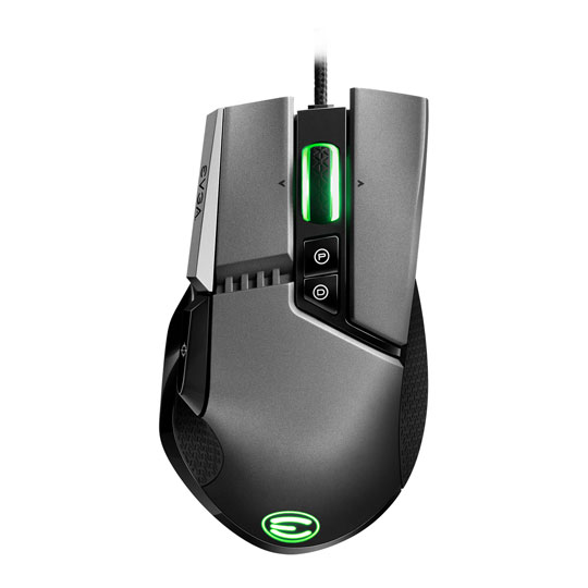 EVGA X17 RGB Optical Gaming Mouse 10 Button 1600dpi Grey LN135387 - 903 ...