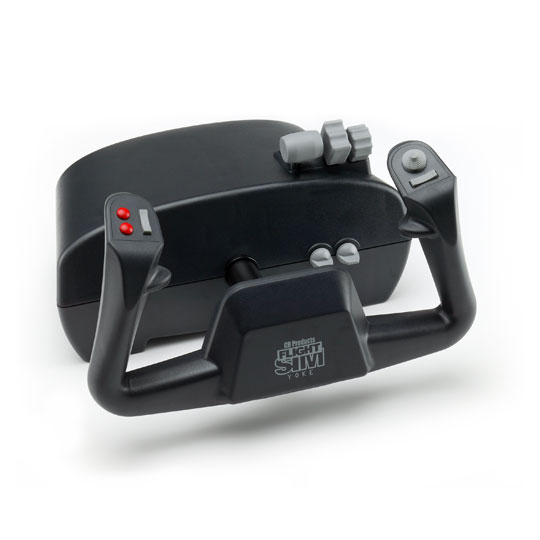 Open Box Flight Sim Yoke with builtin Throttle controls for PC from CH ...