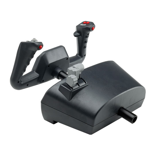 Open Box Flight Sim Yoke with builtin Throttle controls for PC from CH ...