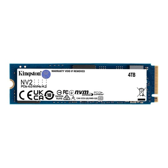 Kingston NV2 4TB M.2 NVMe PCIe 4.0 SSD/Solid State Drive LN135939 ...