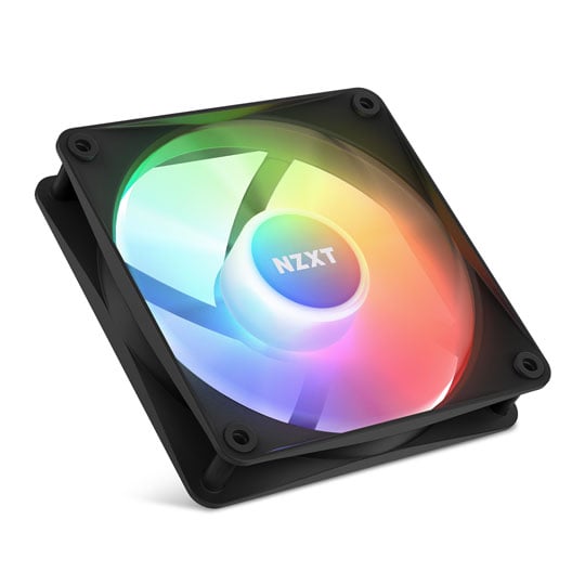 NZXT F120 RGB Core 120mm PWM Single Fan Black LN135965 - RF-C12SF-B1 ...