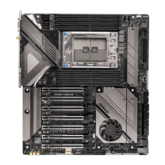 ASRock WRX80 CREATOR R2.0 AMD Threadripper Pro PCIe 4.0 eATX ...
