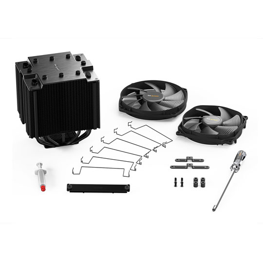 be quiet! Dark Rock Pro TR4 Dual Fan Open Box CPU Cooler LN136179 ...