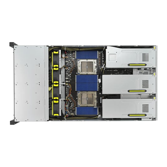 ASUS RS720A-E12 AMD EPYC 9004 Series SP5 2U 24 Bay OCP Barebone Server ...