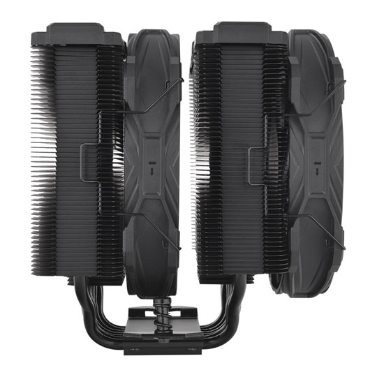 Thermaltake TOUGHAIR 710 Dual Tower CPU Intel/AMD CPU Air Cooler Black ...
