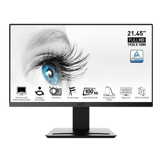 MSI PRO MP223 22" FHD 100Hz VA Business Class Monitor LN136770 | SCAN UK