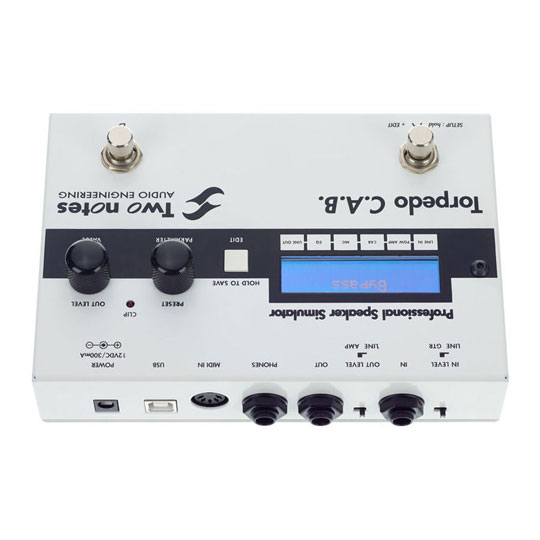 (Open Box) Two Notes Torpedo CAB Cabinet Simulation Pedal LN136847 ...