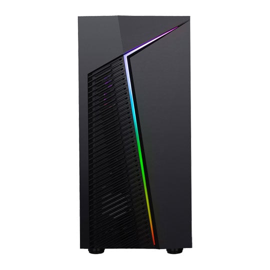 CiT Alpha Black Micro-ATX PC Case LN136986 - CIT-ALPHA-BLK | SCAN UK