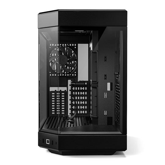 HYTE Y60 Black 3-Piece Tempered Glass Dual Chamber Mid-Tower ATX Case ...