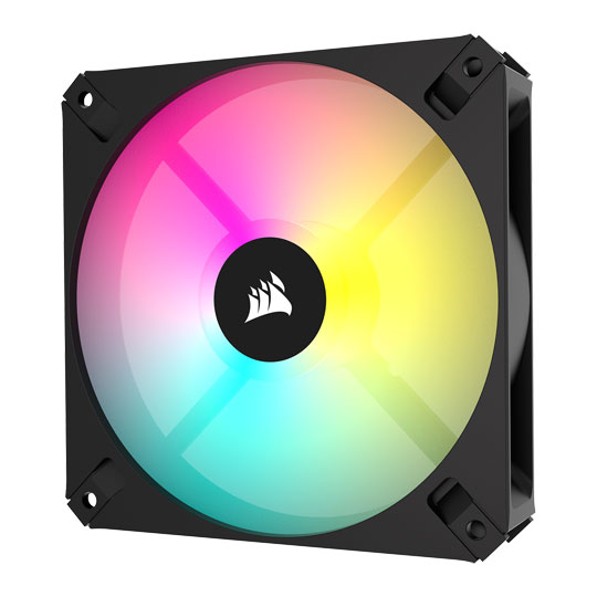Corsair AR120 RGB Black Triple Pack 120mm PWM Fans LN137656 - CO ...